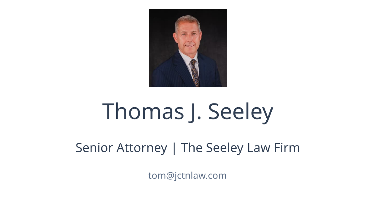 Thomas J. Seeley | The Seeley Law Firm